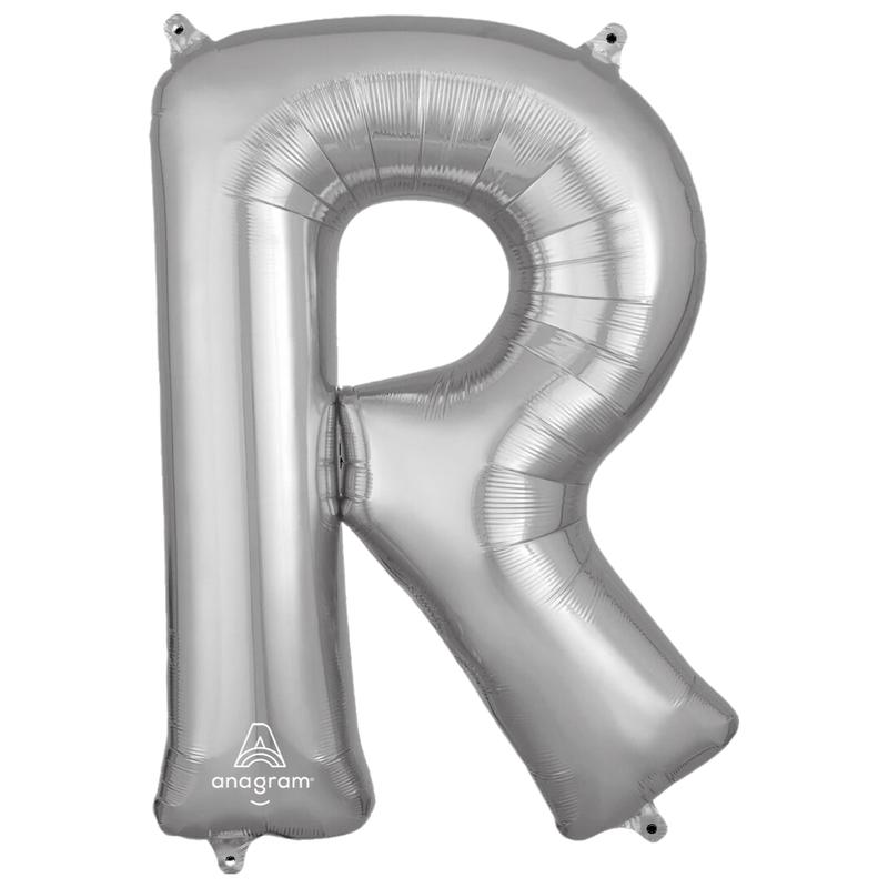 Foil Silver Letter R - TikTok Shop