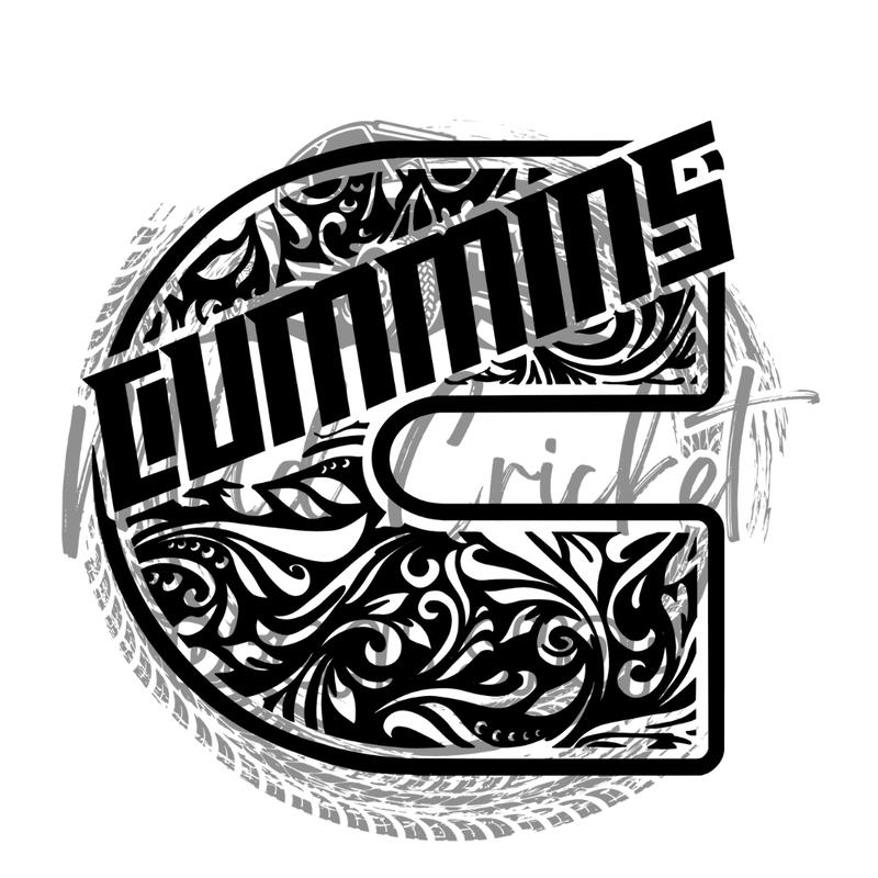 Cummins Tooled Leather Decal - TikTok Shop