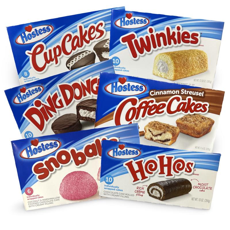 Hostess Snack Cake Lovers Classics Variety | 52 Cakes Total - TikTok Shop