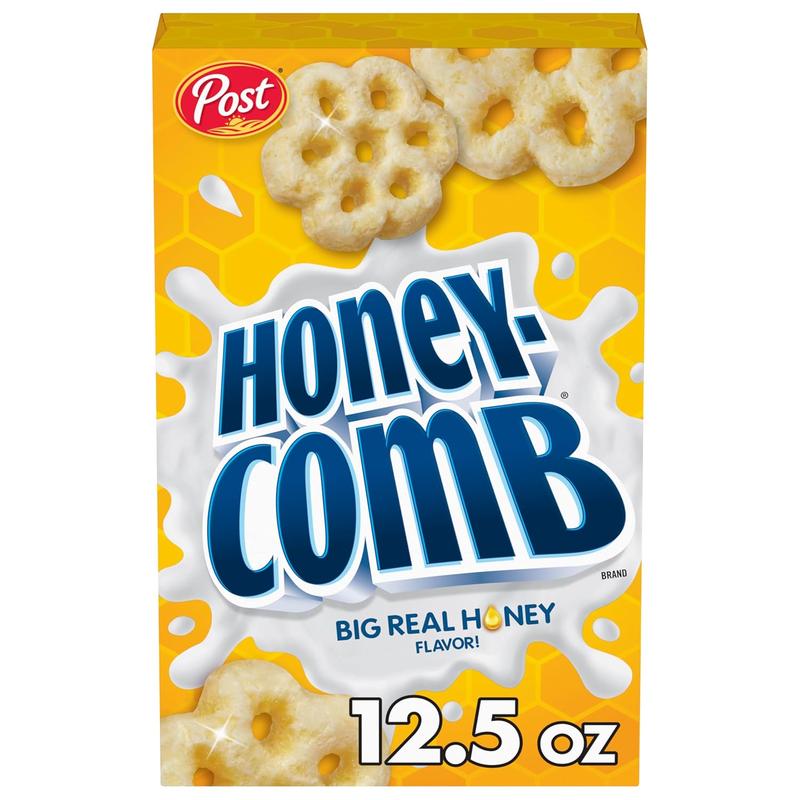 Post Honeycomb Cereal, Honey Flavored Sweetened Corn and Oat - TikTok Shop