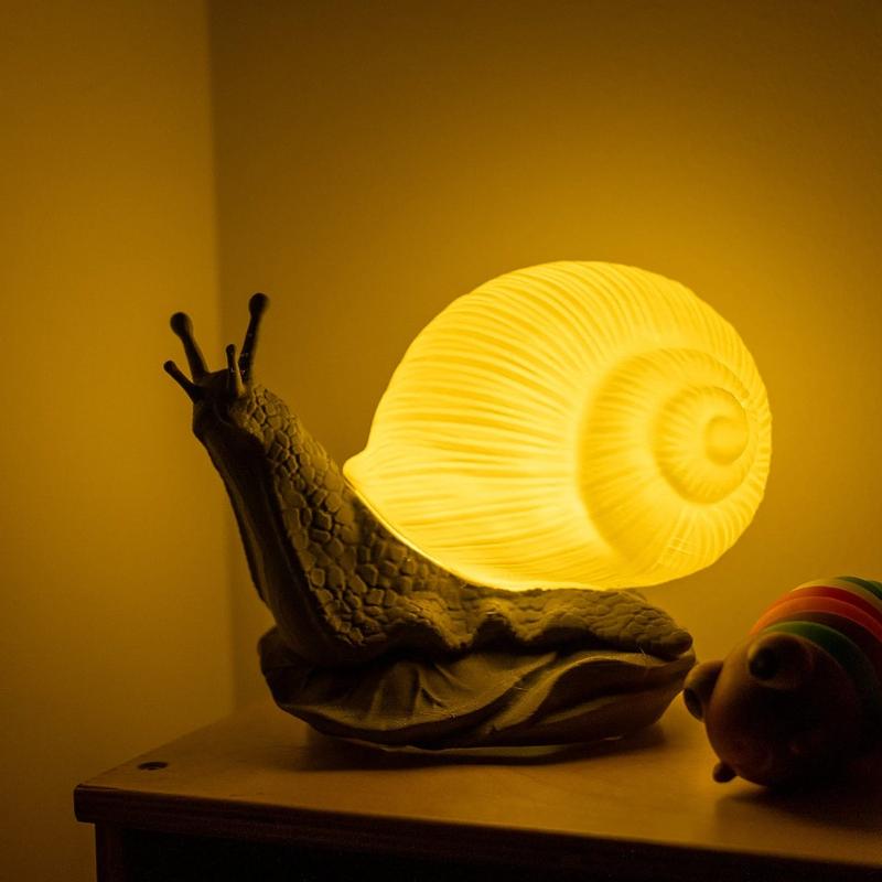 Bright Snail Lamp, 3d Snail Lamp, Desk Decoration, Office decoration ...
