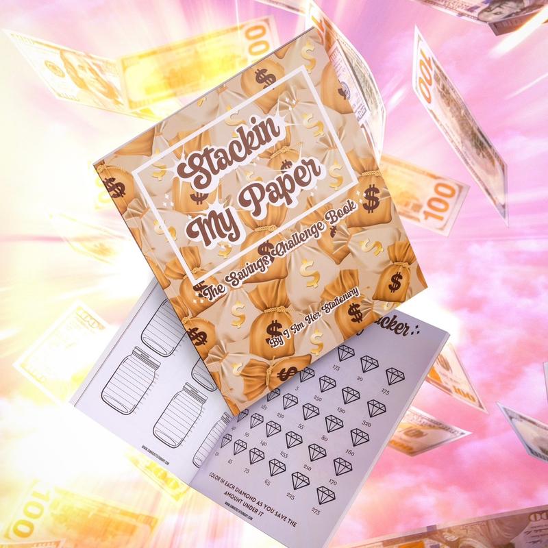Stackin My Paper The Savings Challenge Book - TikTok Shop