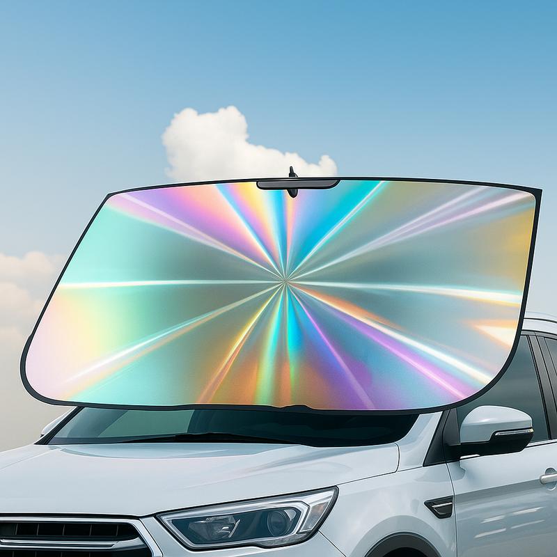 Laser Reflective Car Windshield Sunshade – Heat Insulation & UV ...