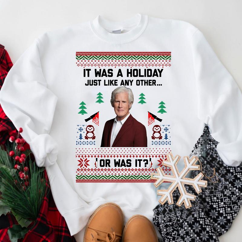 True Crime Ugly Christmas Sweatshirt, Funny Keith Morrison Christmas ...