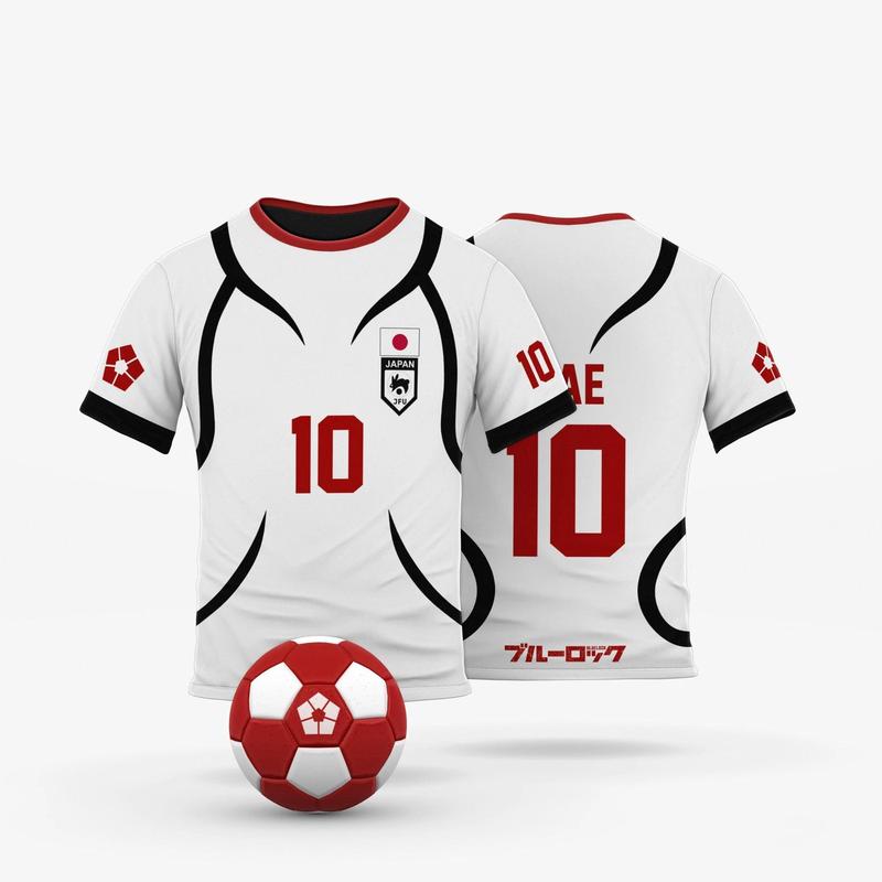 New Blue Lock Japan U20 White Cartoon Anime Cosplay, Japan Football ...