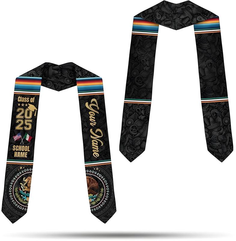 Customized Mexican Graduation Sash, Mexico Graduation Stole 2025 ...