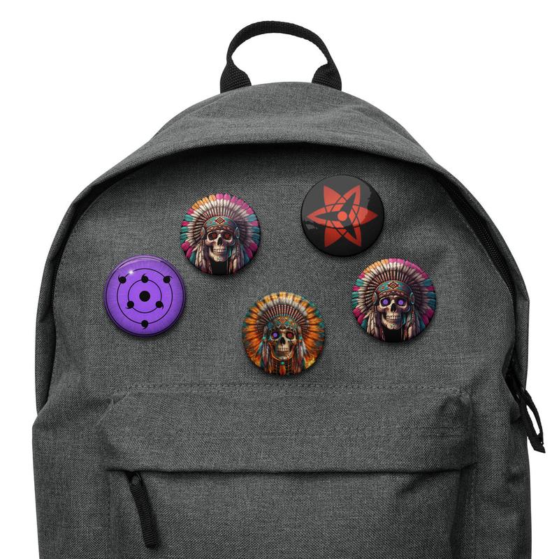 Anime Lovers Set of pin buttons_ Rennigan, Sharingan - TikTok Shop
