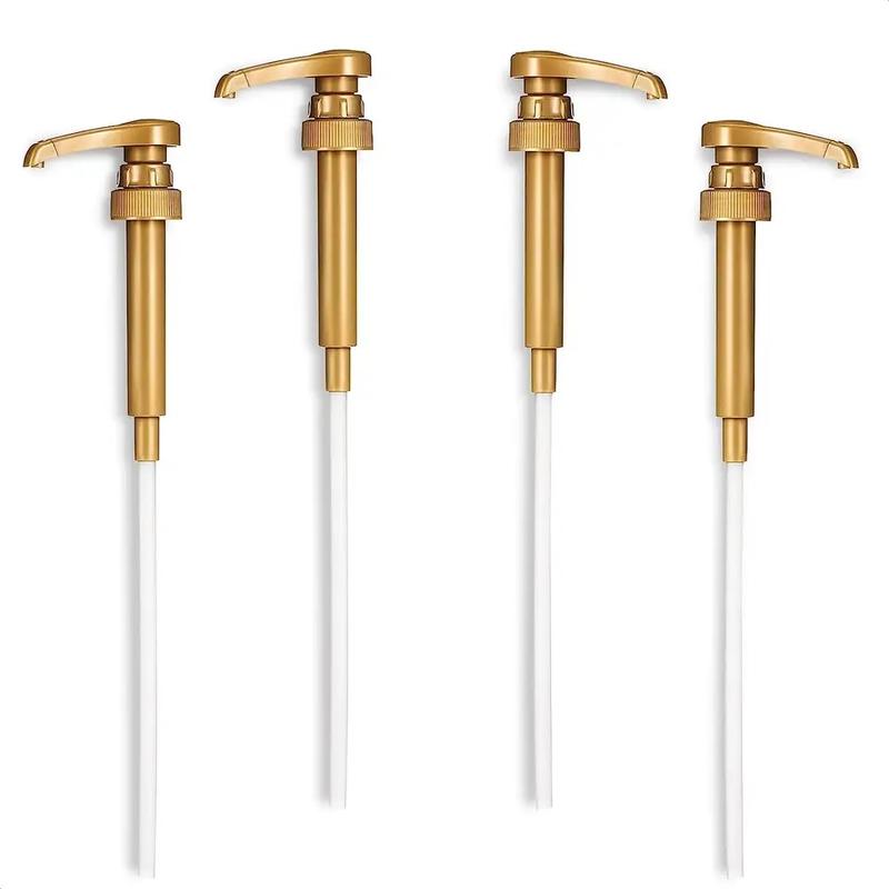 Coastal Sips 4 pack Syrup Pumps Kitchen Dispenser Measure - TikTok Shop