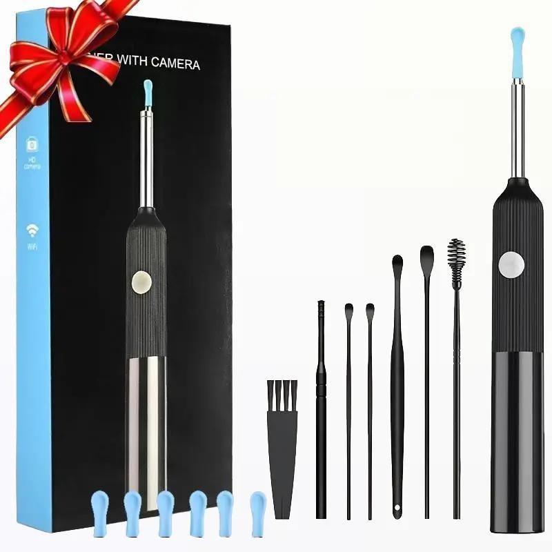 Ear Wax Removal Tool With Camera, 1 Set Portable Type-C Rechargeable ...
