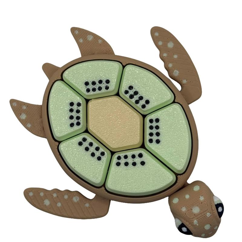 Kiwi Articulated Fidget Turtle - 3D Printed Sensory Clicker - TikTok Shop