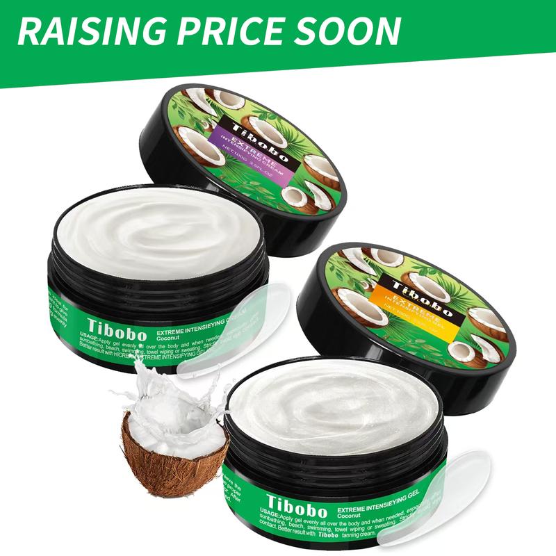 Tibobo Intensifying Ccoconut Tanning Cream&Gel Body Care - TikTok Shop