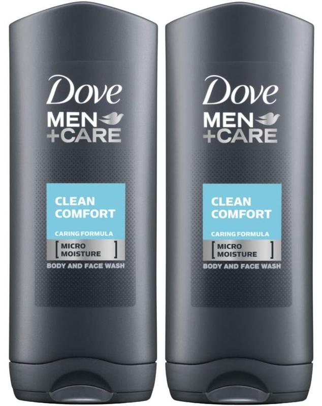 Dove Men Care Body and Face Wash, Hydrating Clean Comfort, 250 ml (8.5 ...