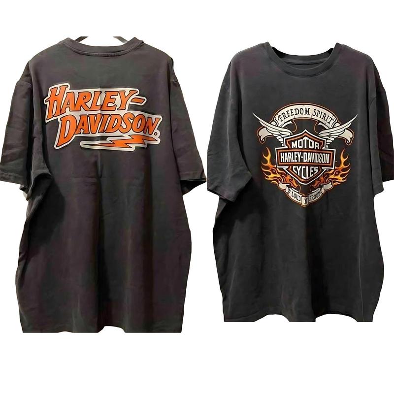 Vintage Harlay Davidson T-Shirt 80s Harley David so Tshirt LLC - TikTok Shop
