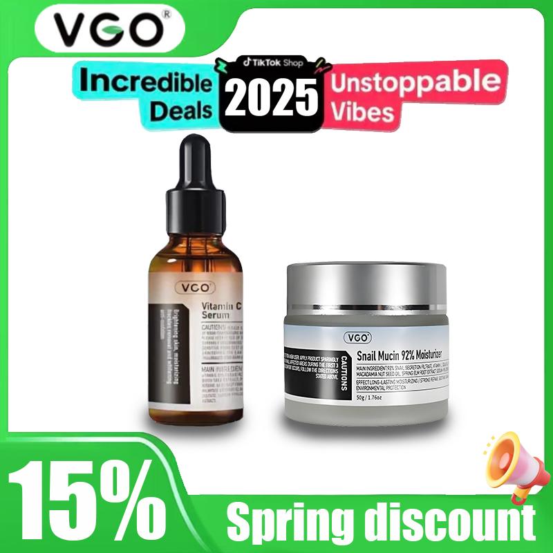 VGO Radiant Boost Repair Set: hydration, radiance, and anti-aging ...