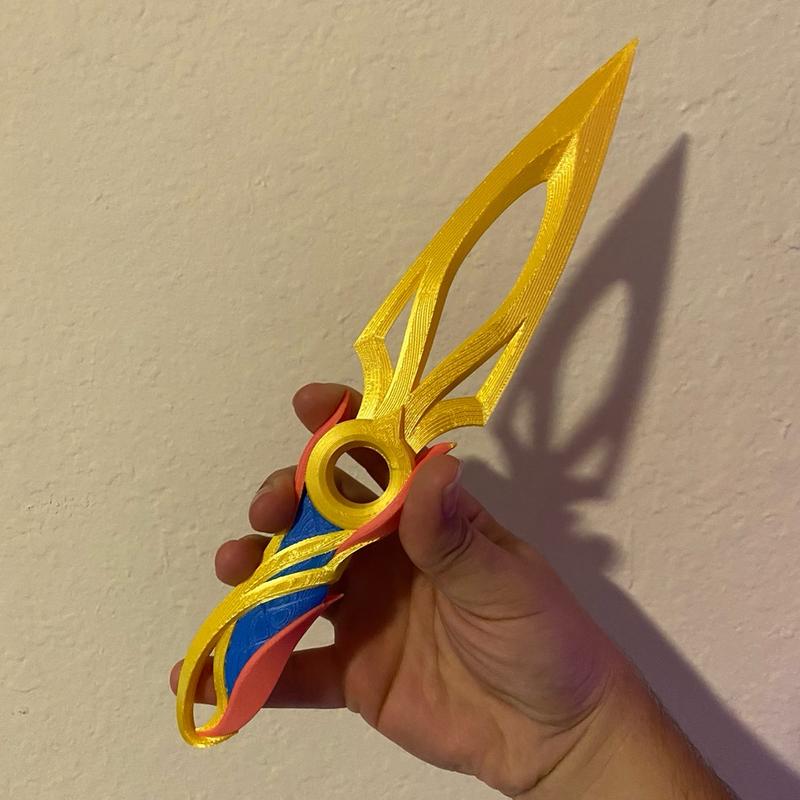 Valorant Mystbloom Dagger | 3D printer prop - TikTok Shop