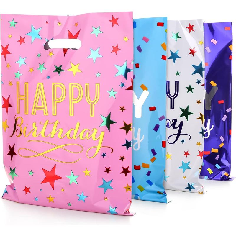 Medium(6.7 * 9.8Inch) Happy Birthday Party Favor Bags 40 PCS - TikTok Shop