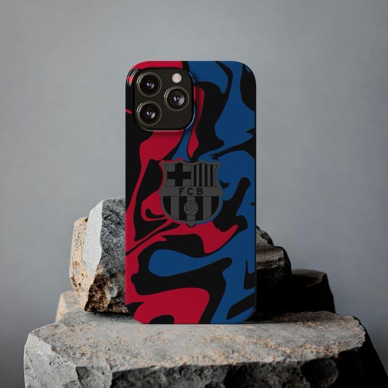 FC Barcelona Phone Case, Soccer Club Phone Cover, Sports Tea - TikTok Shop