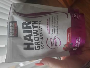 Force Factor Hair Growth Accelerator with Clinically Proven Lustriva ...