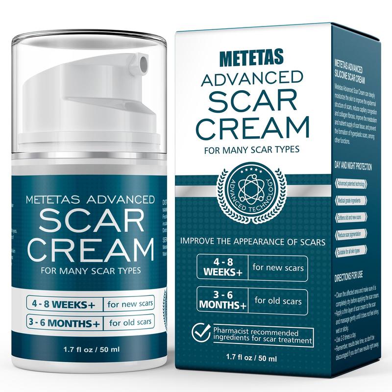 Advanced Scar Cream 1.7 Oz, Scar Cream Gel For Surgical, C-Section ...