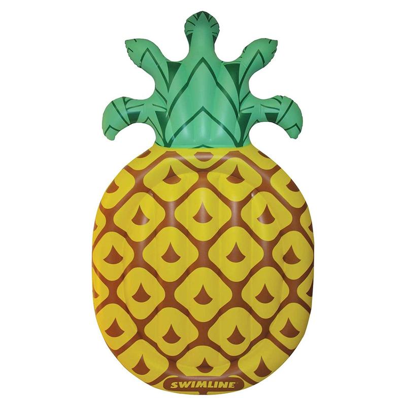 Swimline Jumbo Inflatable Tropical Pineapple Pool Float Island - TikTok ...