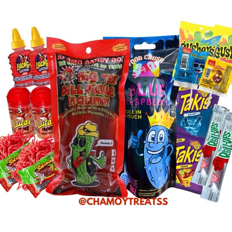 Blue Raspberry & Chamoy Pickle Kit - Most Viral Trending Snacks ...