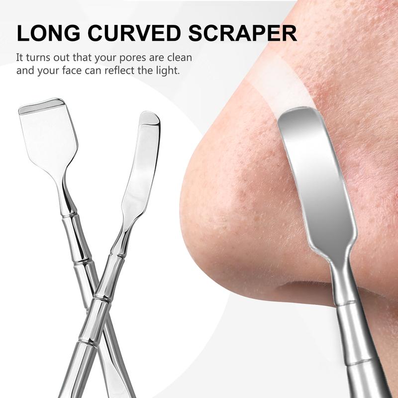 Blackhead Removal Shovel Nose Face Tools for Women Men Metal - TikTok Shop