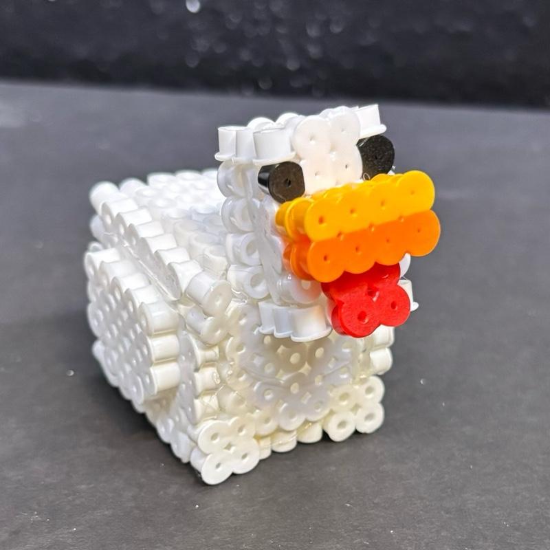 Chicken Perler Bead | Minecraft, Cute, - TikTok Shop