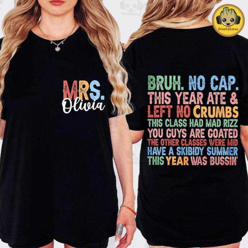 Funny Gen A Slang Teachers Shirt, Happy Last Day of School Sweatshirt ...