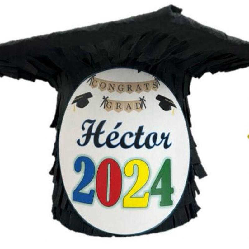 Custom Graduation Cap Piñata (Small) with your Name and Year - TikTok Shop