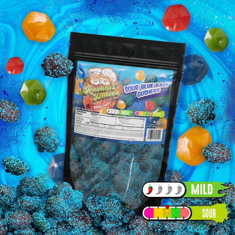 Sour Blue Razz Fruit Blasts Gushers Enchilados Viral Tangy, Sweet ...