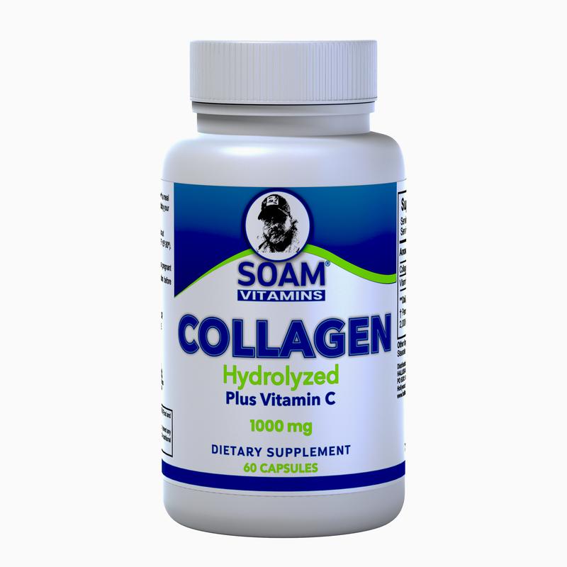 SoamCollagen x 60 Capsules - Hydrolyzed Collagen with Peptides Plus ...