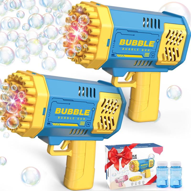 Bubble Machine, 2 Pack Bubble Gun Toy, Summer Kid Toy for Boys - TikTok ...