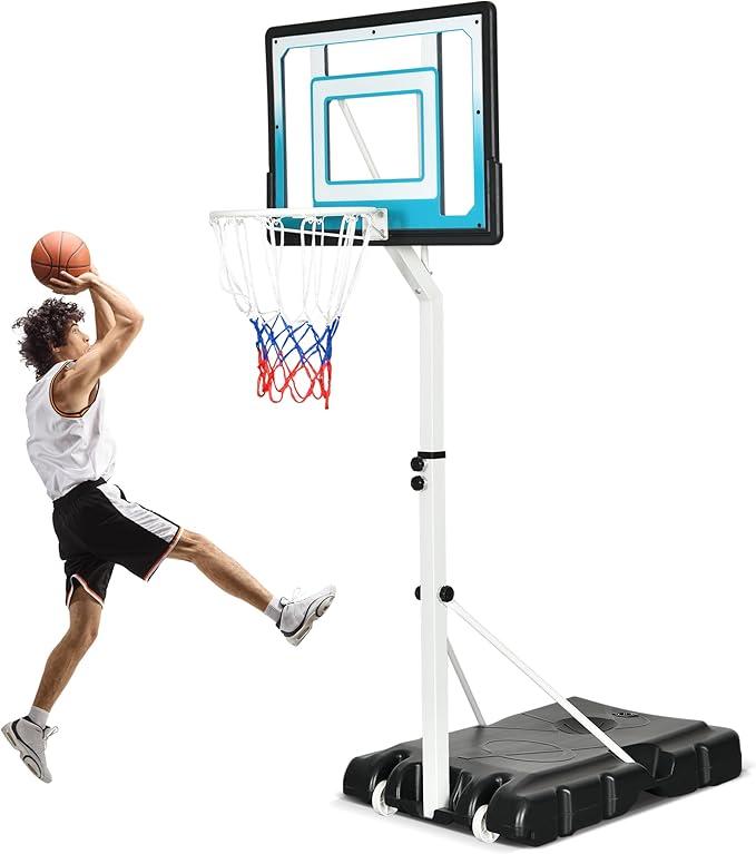 DWVO Basketball Hoop, Portable Basketball Hoop Outdoor, Easy - TikTok Shop