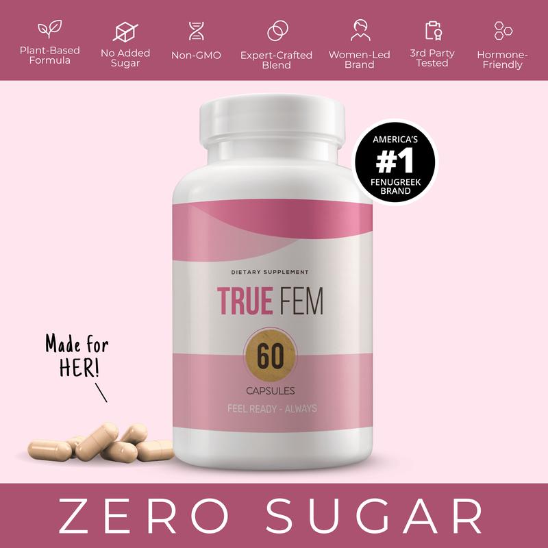 True Fem – 100% Natural – 13-in-1 with Saw Palmetto & Fenugreek ...