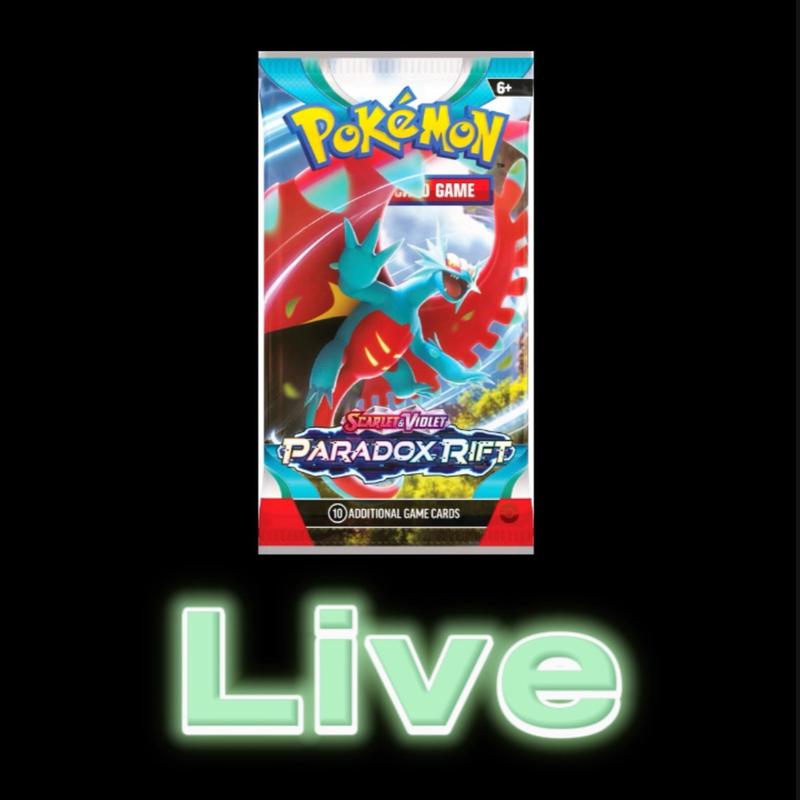 Paradox Rift Booster pack -- Pokemon TCG - TikTok Shop