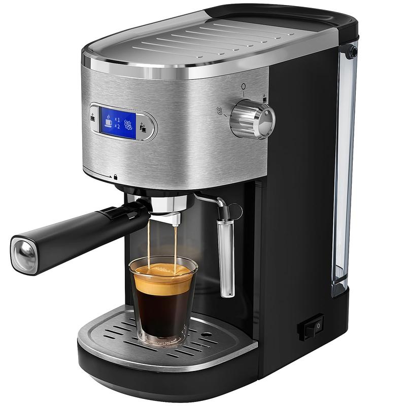COWSAR Espresso Machine 20 Bar, Semi-Automatic Coffee Maker with Milk ...