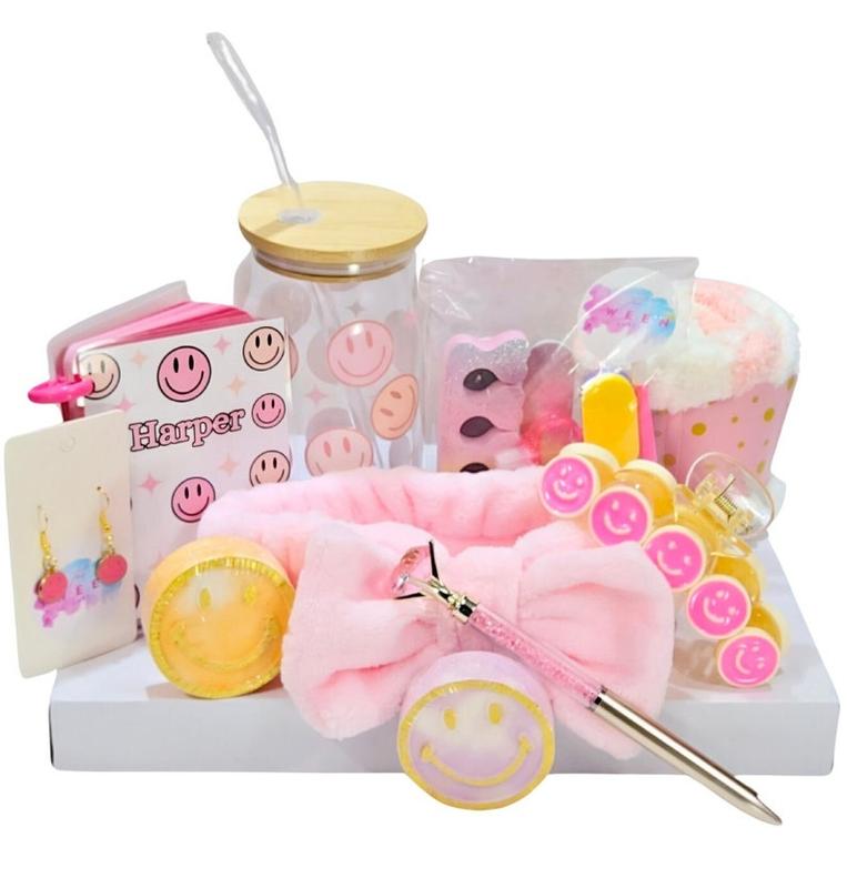 Smiley face Glam Box, Tween Gift box, Teen gift box, Spa package ...