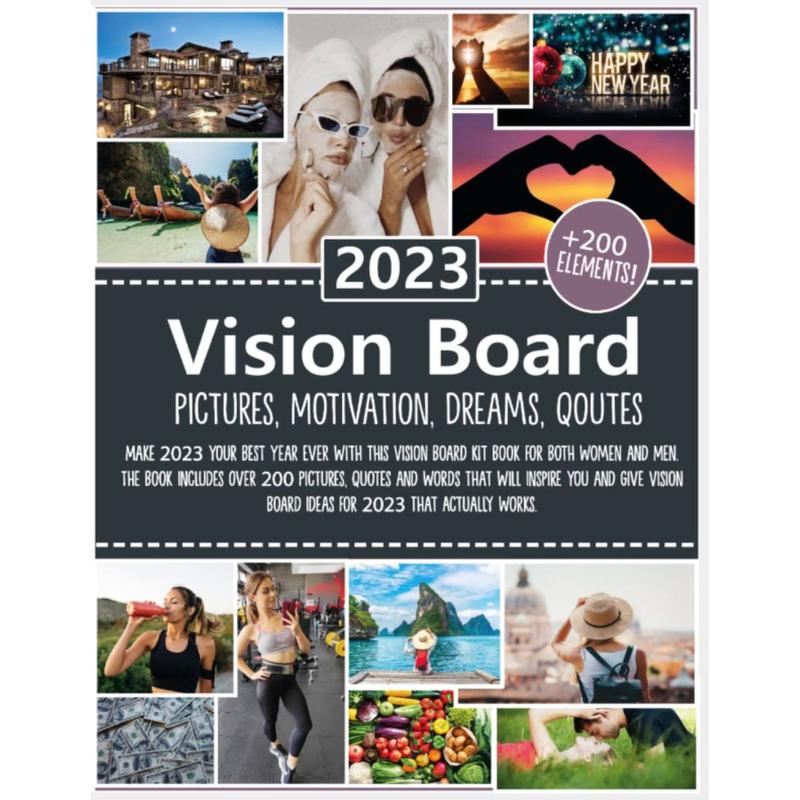 Vision Board Clip Art Book 2023 : Create Powerful Vision Boards ...