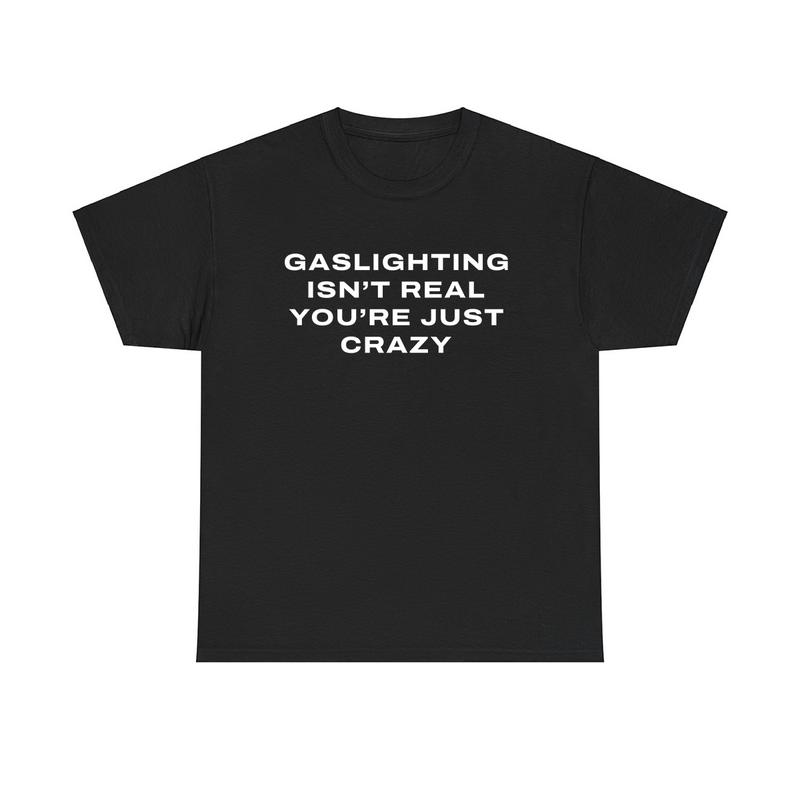 The Gaslight T-Shirt – Retro-Inspired Graphic Tee for Men, Funny Casual ...