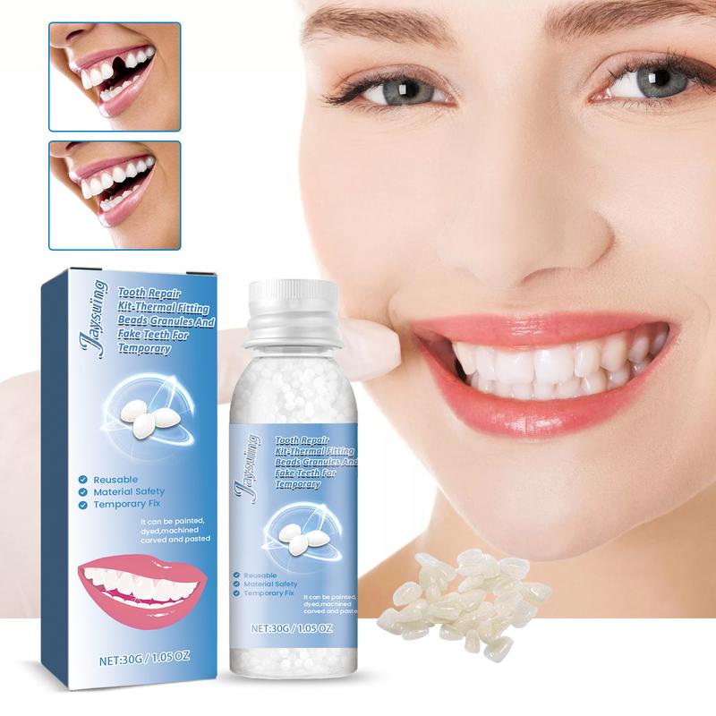 (JAYSUING)ShAPEABLE Denture Pellets, Moldable False Teeth, Shapeable ...