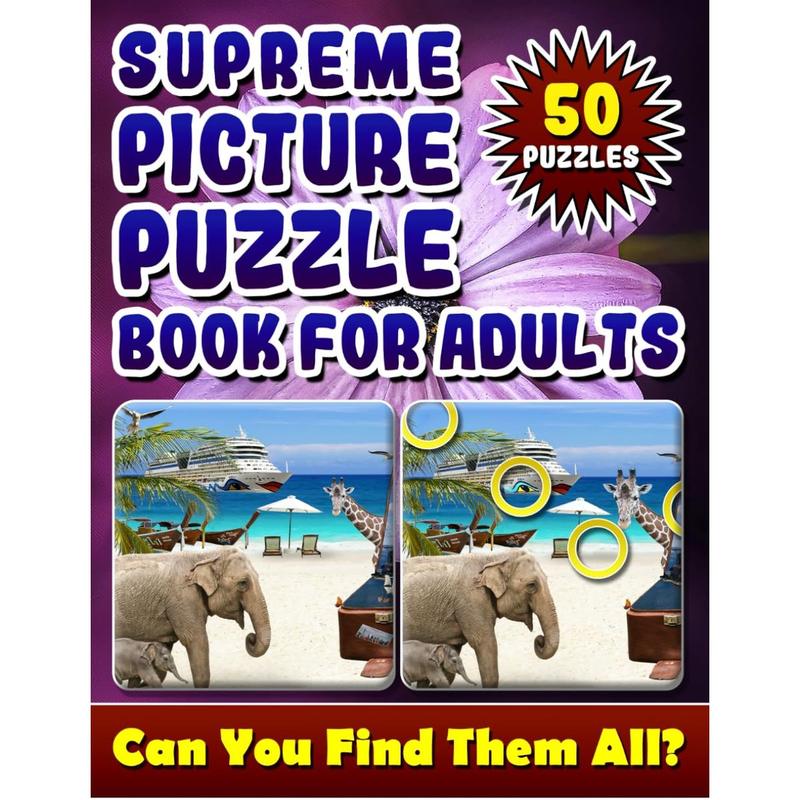 Supreme Picture Puzzle Books for Adults: Hidden Picture Books for ...
