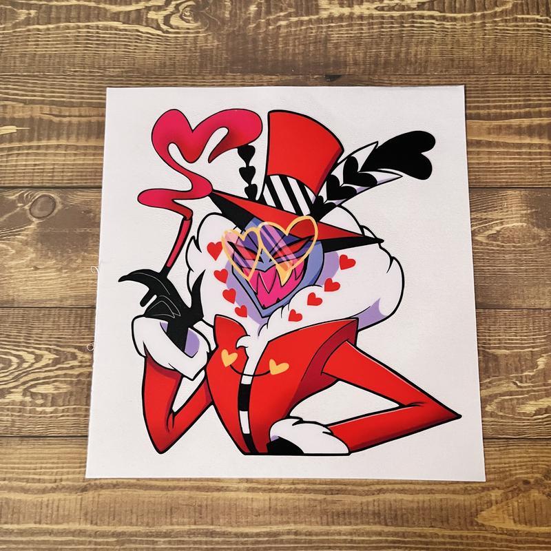 6x6 Weatherproof Car Decal Valentino Hazbin Hotel - TikTok Shop