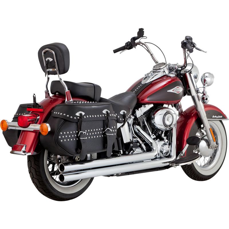 VANCE & HINES Big Shots Long Exhaust System - Chrome 17323 - TikTok Shop