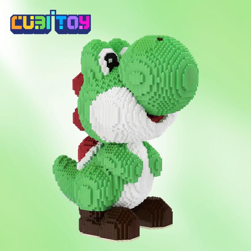 Cubi Cartoon Series Giant Yoshi (13057 PCS) DIY Model - TikTok Shop