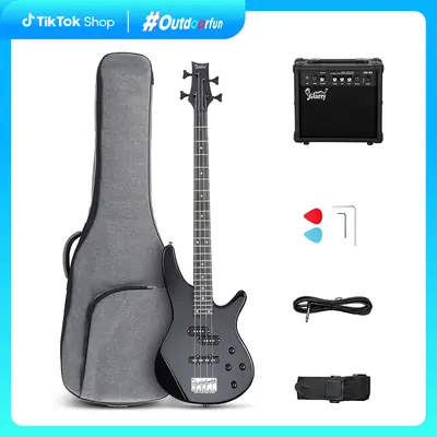 32 Inch Scale Bass Guitar Batking Headless Travel Bass Guitar - 5 ...