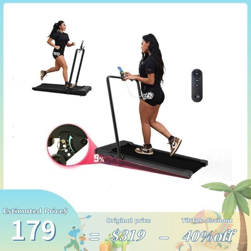 LICHICO/YRUN 2-in-1 Electric Folding Treadmill with Flat/Incline ...