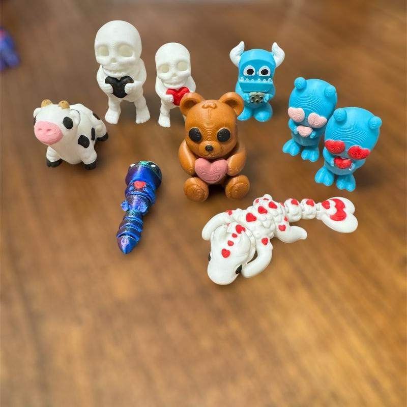 Valentine’s Day Wigglet Bundle 3D prints - TikTok Shop