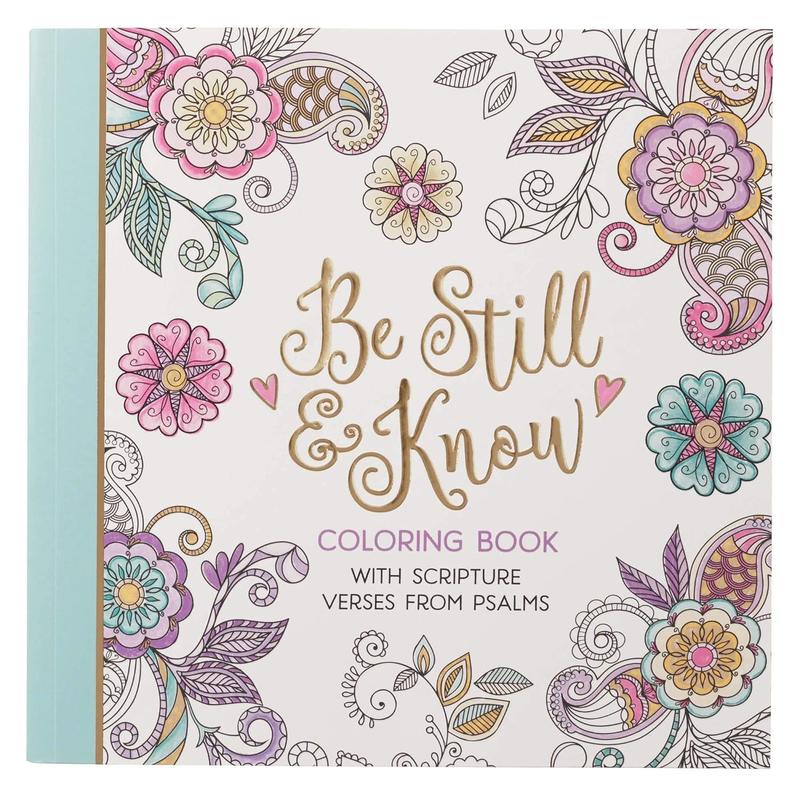Be Still and Know with Scripture Verses from Psalms Coloring - TikTok Shop
