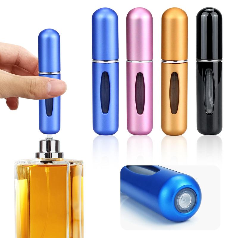 4pcs 5ML Portable Mini Pocket Perfume Atomizer Bottle Spray, Refillable ...