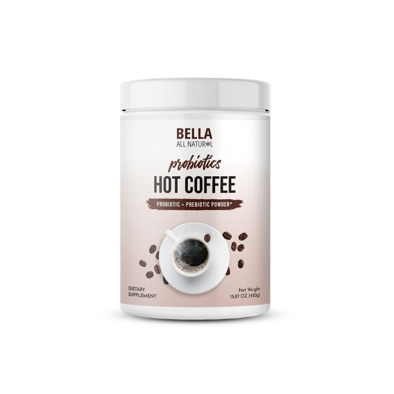 Bella All Natural Probiotics Hot Coffee - 450g - Probiotic + Prebiotic ...